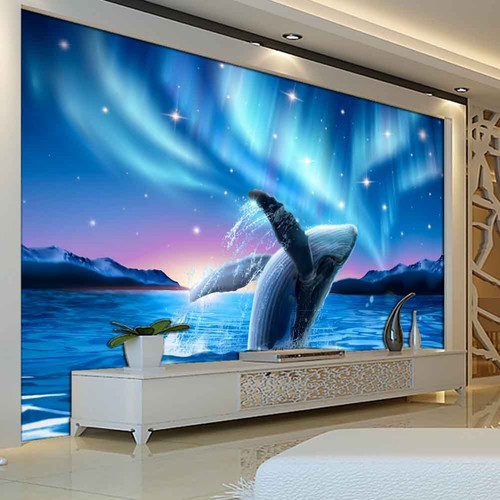 Fins Listen Bears 3D Full Wall Mural Photo Wallpaper Printing Home Kids ...