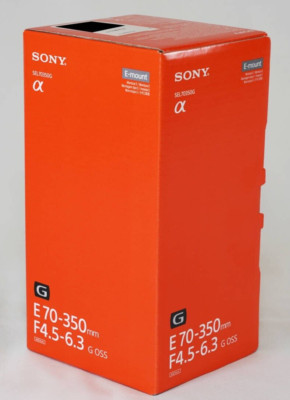 SONY E 70-350mm F4.5-6.3 G OSS SEL70350G Zoom Lens for E-mount Camera ...