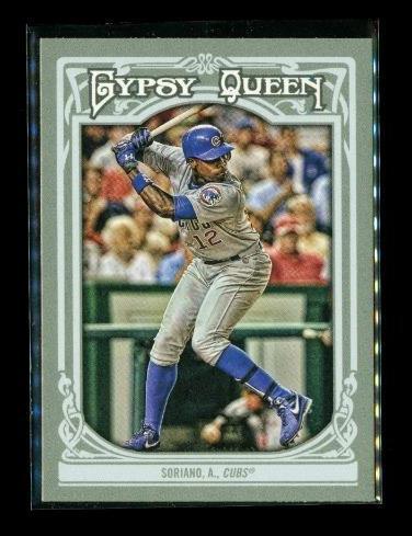 2013 TOPPS GYPSY QUEEN Baseball Trading Card #335 ALFONSO SORIANO ...