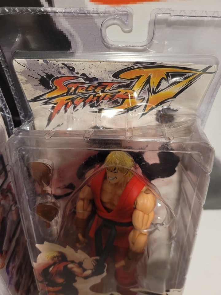 NECA Street Fighter IV Ryu & Ken Action Figures Sealed 35 POA Set of 2 ...