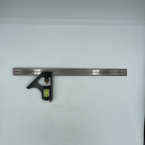 Stanley NO. 46-132 16" Combination Square With Level - VGC - USA | eBay