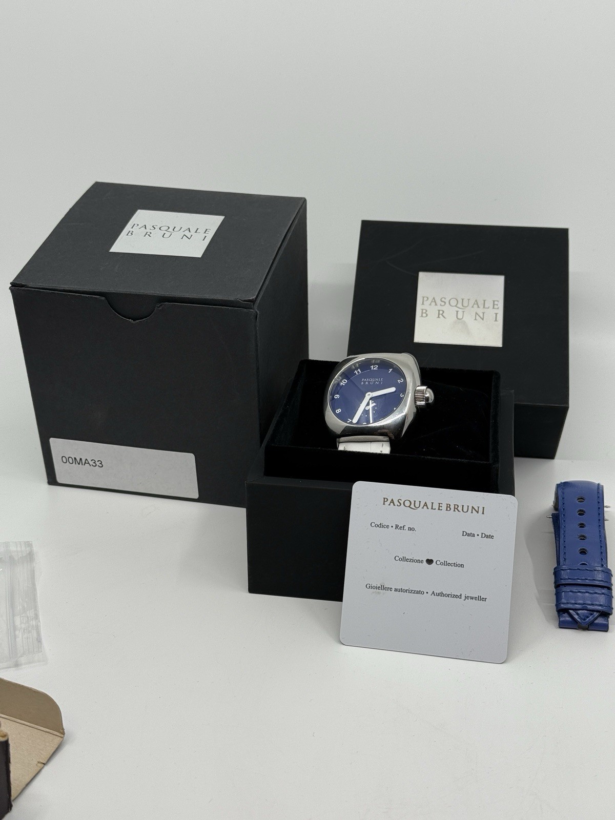 Pasquale Bruni Automatic Stunning Blue Dial Stainless… - Gem