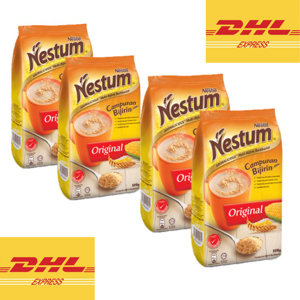 4 packs X 500g Nestle Nestum All Family Multi Grain Nutritious Cereal ...
