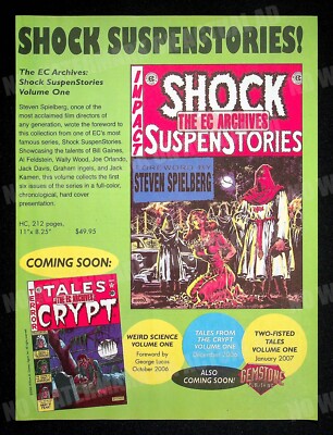 EC Archives Shock SuspenStories Gemstone Comics 2006 Print Magazine Ad ...