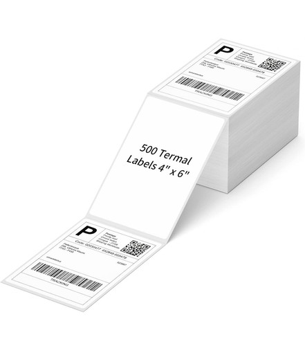 Label Printing Paper Per 500 Stack 4x6 Thermal Printing | eBay