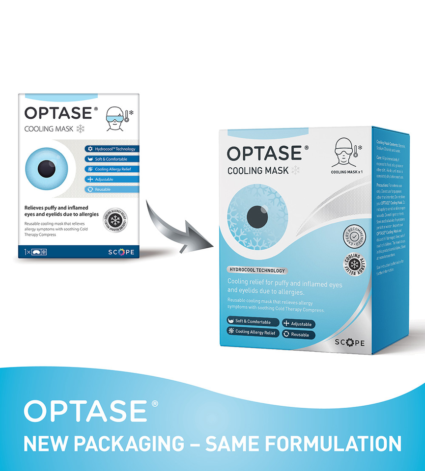 Optase Cooling Eye Mask For Blepharitis MGD Dry Eye x 2 Packs NEW UK ...