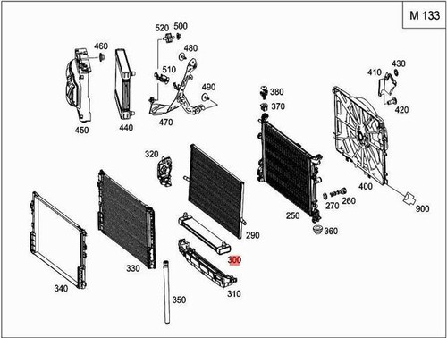 Genuine Mercedes Water Cooler C117 W176 X117 X156 0995005103 | eBay