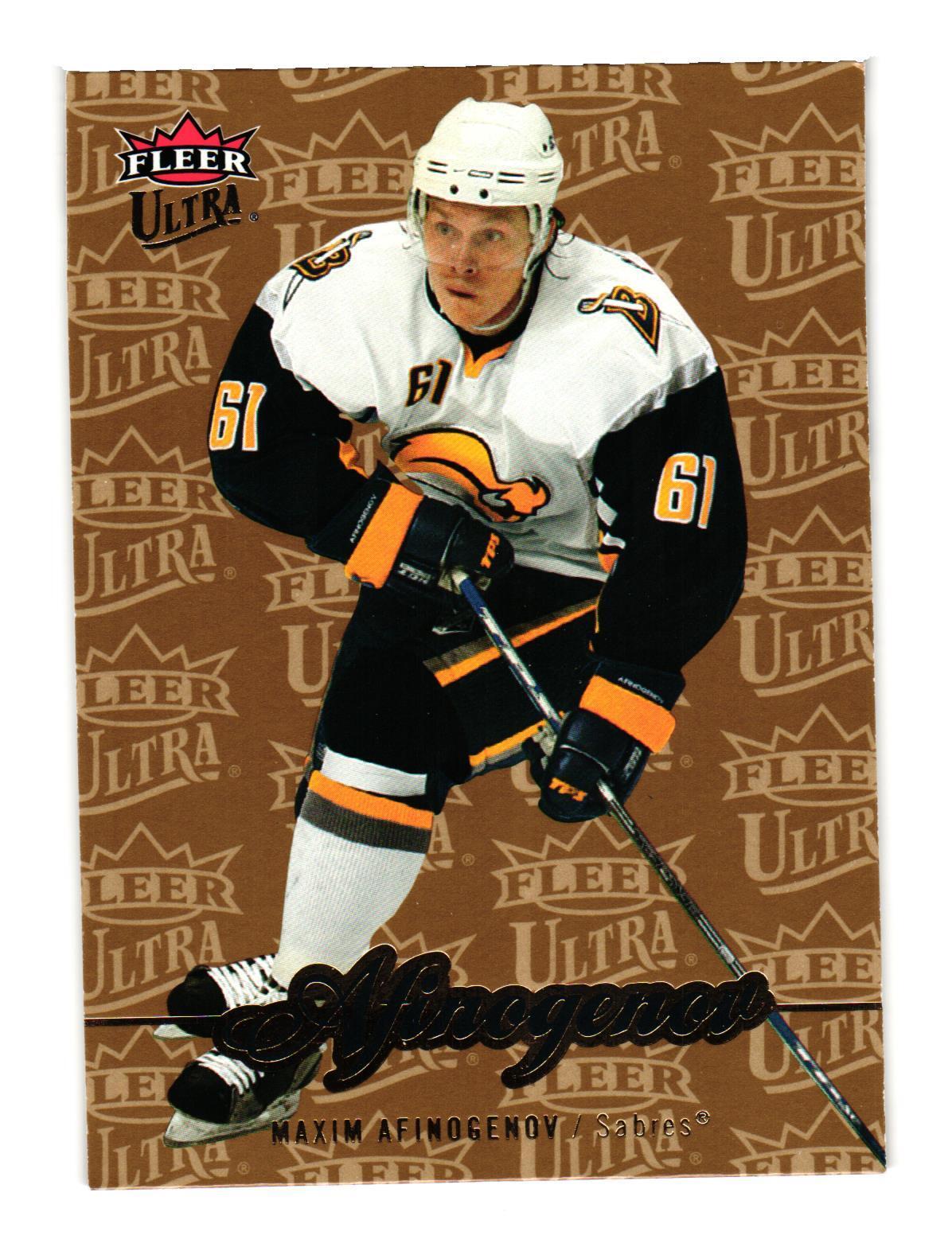 2007-08 Ultra #176 Maxim Afinogenov Buffalo Sabres | eBay