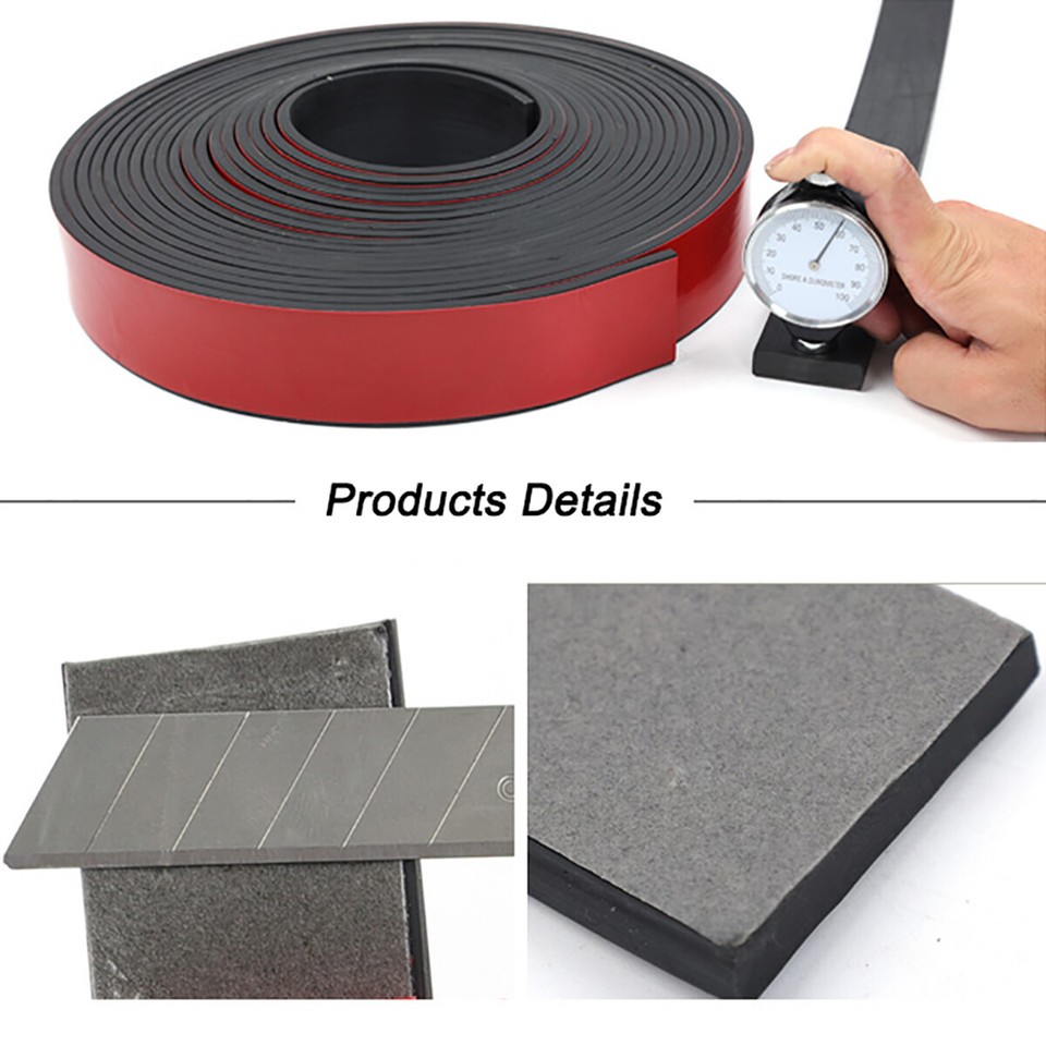 Self Adhesive Rubber Strip Pads Adhesive Backed Solid Seals Gasket ...