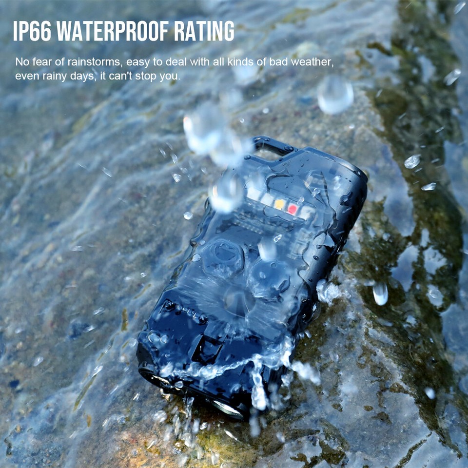 Trustfire X5 750Lumen Flat Rechargeable Flashlight Magnet Torch W/Red ...