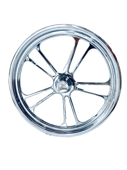 17" Front Dragster Wheels/Tires - Chrome Plated Anglia Wheels - Spindle ...