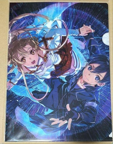 SAO Kirito Asuna abec BUNBUN Exhibition KV Limited Clear File | eBay