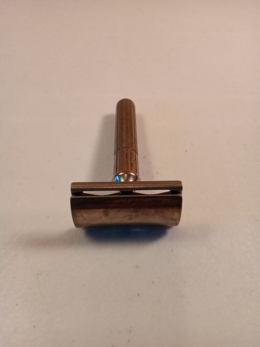 Vintage 1940's Gillette Fat Handle TECH DE Safety Razor | eBay