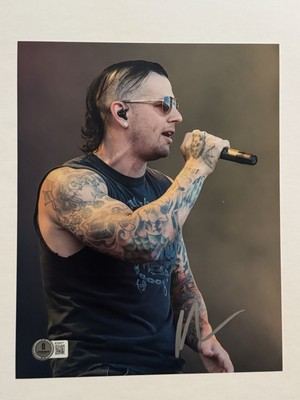 MATT M SHADOWS SIGNED 8x10 PHOTO AUTOGRAPHED AVENGED SEVENFOLD SINGER ...
