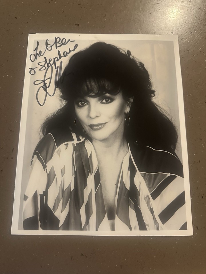 Joan Collins Autographed 8x10 Photo | eBay