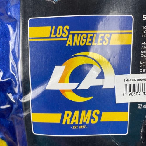 Northwest NFL Los Angeles Rams Polyester Raschel Throw Blanket 50X60 ...
