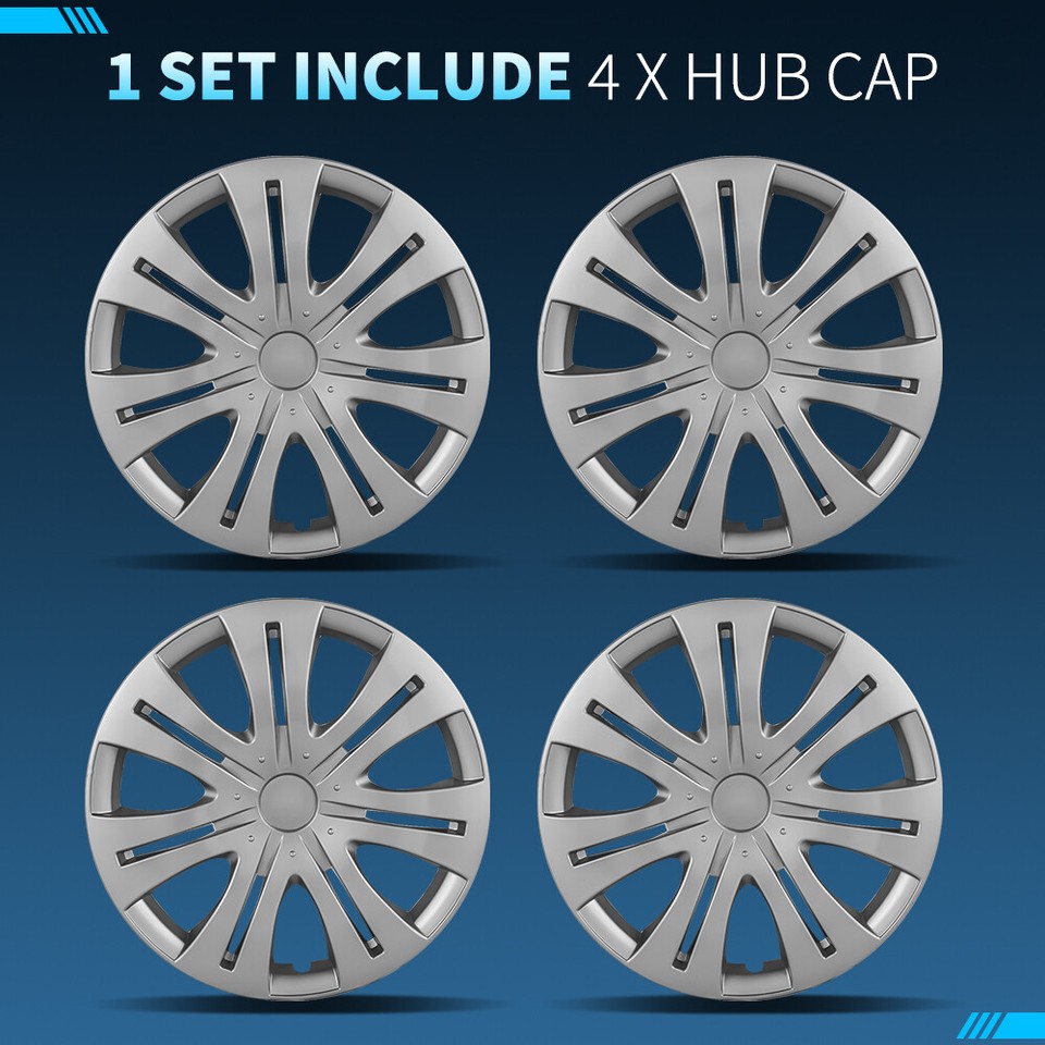 4 Pack For Subaru Impreza 16" Hubcap Wheel Rim Cover Snap On Hub Cap ...