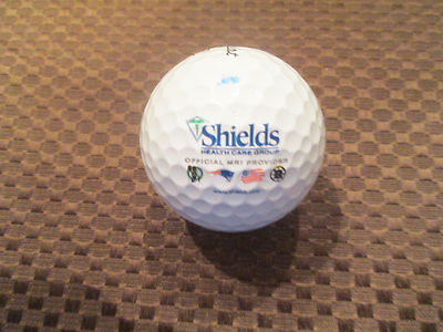 LOGO GOLF BALL-SHIELDS HEALTH CARE GROUP-MRI OF RED SOX,BRUINS,PATRIOTS ...