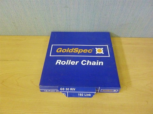 Goldspec Roller Chain GS 50 RIV 192 Link 10 Feet (11554) | eBay