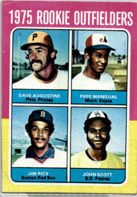 1975 Topps #616 1975 Rookie Outfielders Rookie Jim Rice | eBay