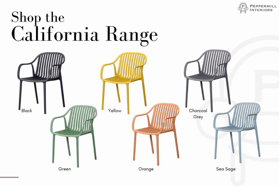 COLOURFUL STACKABLE OUTDOOR GARDEN CHAIRS CHOICE OF SIX COLOURS ...