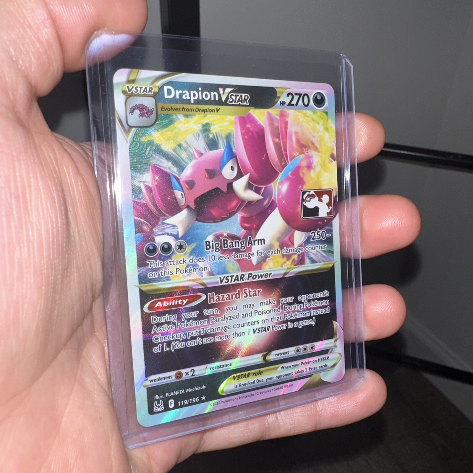 Pokémon TCG - Drapion Vstar #119/196 - League Prize Pack Promo Series 3 ...