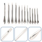 12Pcs Stainless Steel Measuring Spoon for Lab Sampling and Measurement ...