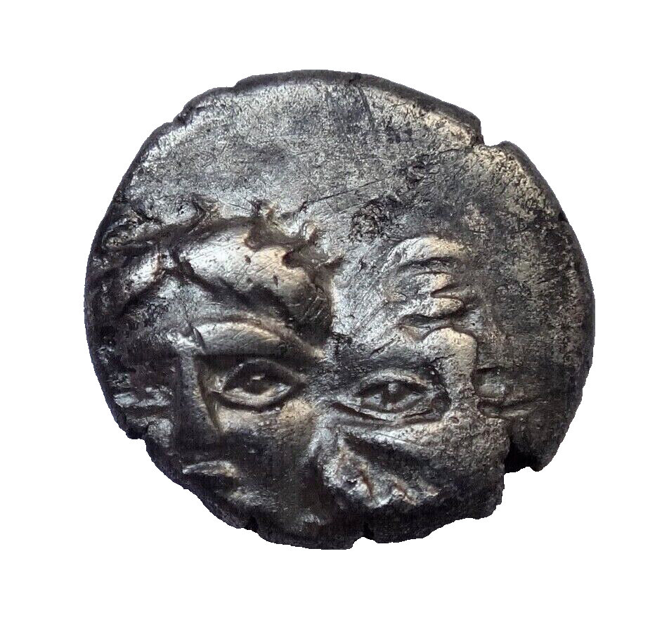 MOESIA. Istros. Trihemiobol or 1/4 Drachm (4th century BC).Rare! 1.18g ...