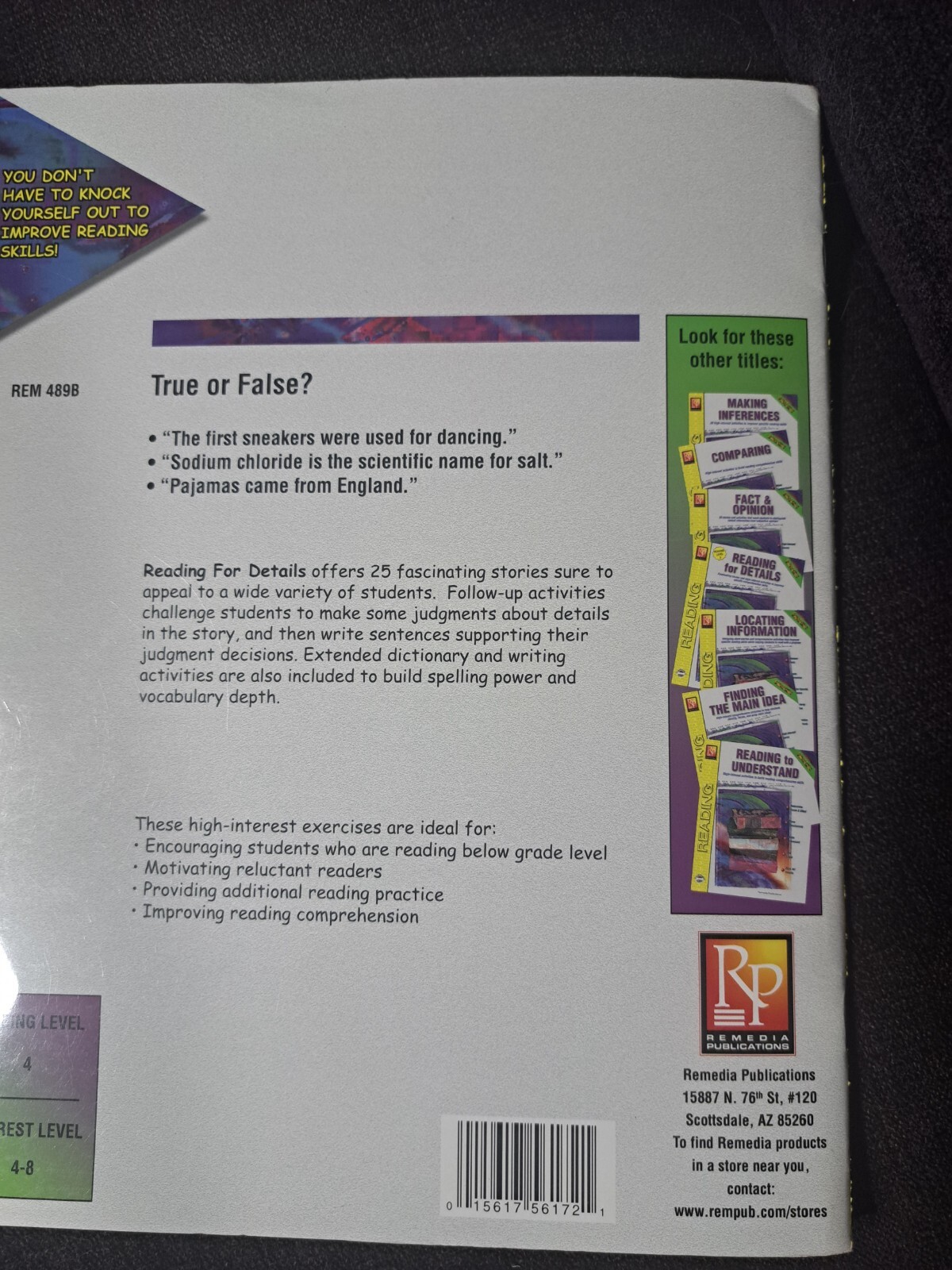 Reading For Details Level 4 | eBay