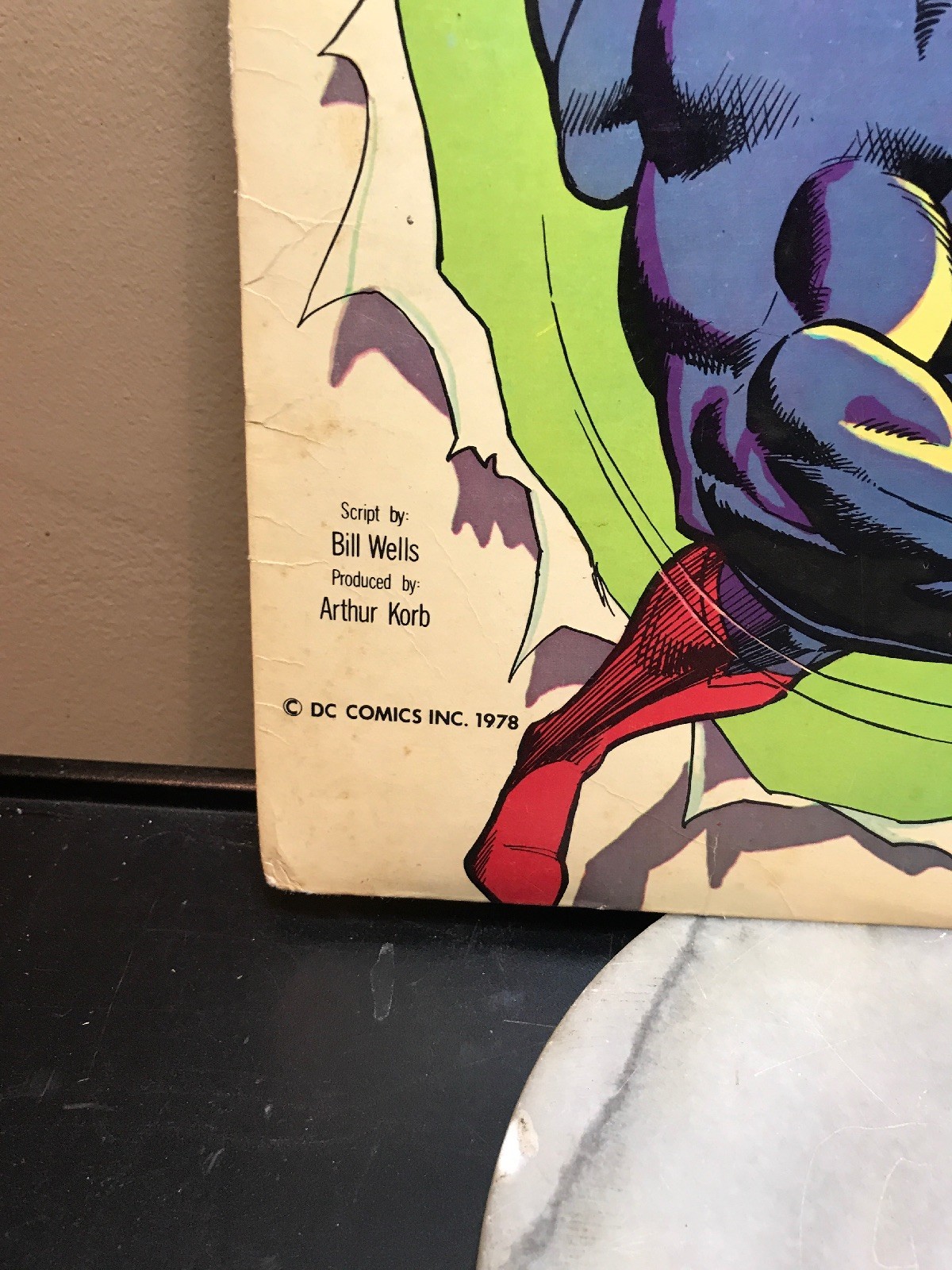 Vintage Superman Lp Vinyl Record Albom By Peter Pan Records#8211-1978 ...