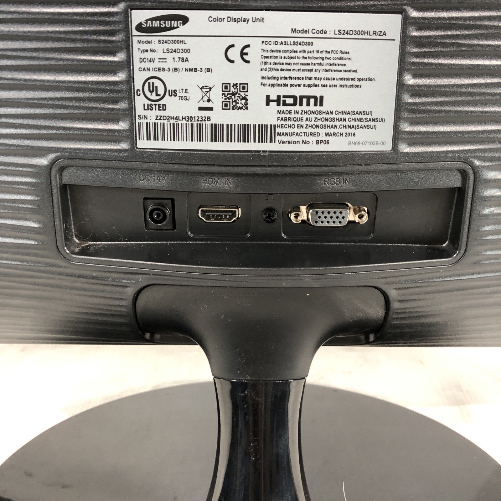 Samsung+S24D300HL+23.6%22+LED+Full+HD+Monitor+-+Black for sale online ...