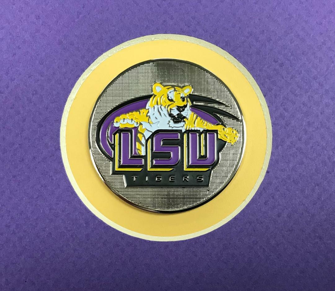 LSU TIGERS 2019 NATIONAL CHAMPIONS 16X20 Photo VERTICAL Medallion Frame ...