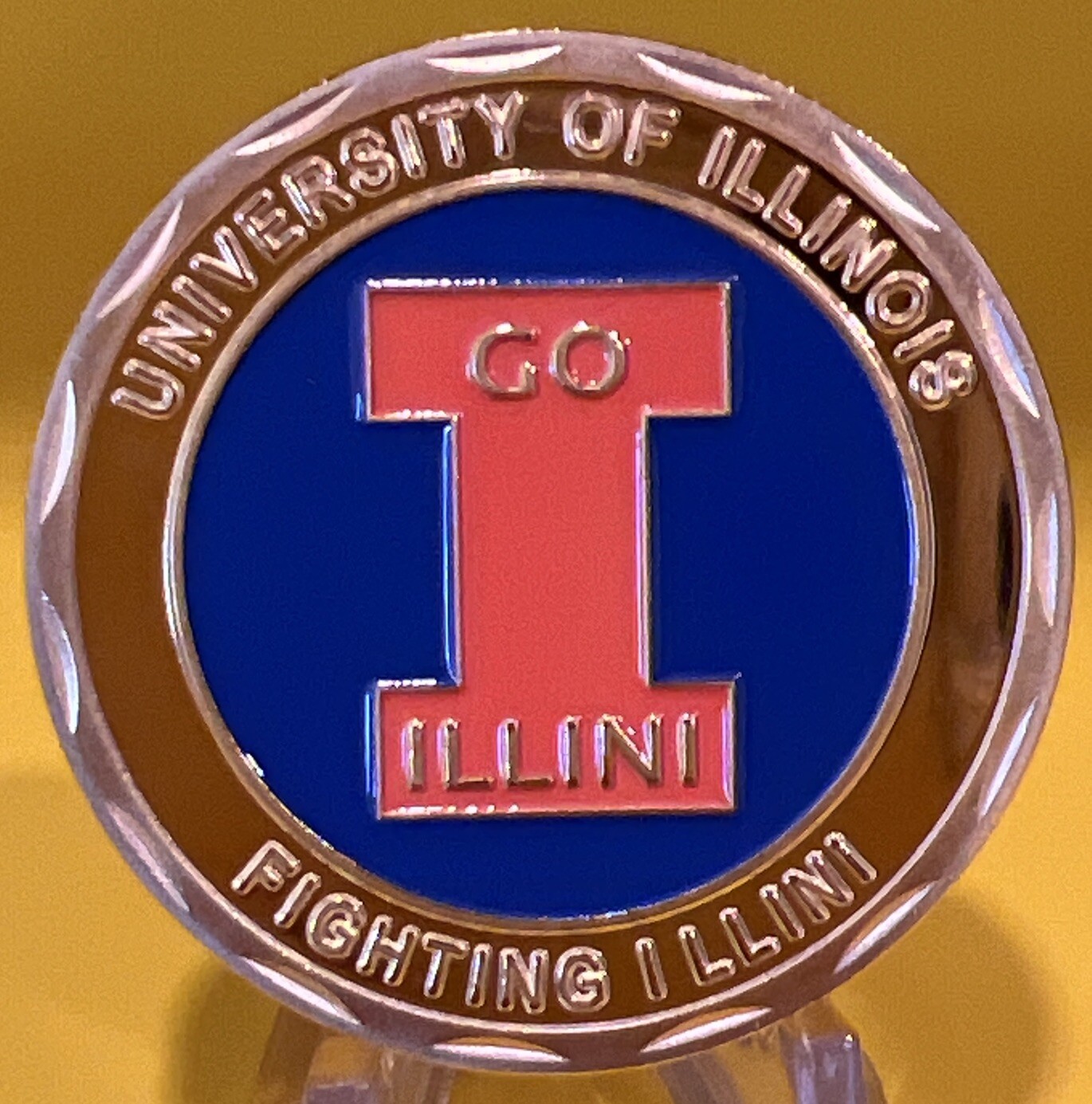 * Fighting Illini Chief Illiniwek University of Illinois Coin Bring ...