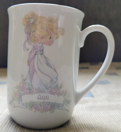 Enesco Precious Moments Collection 1990 Personalized "Ann" Name Mug ...