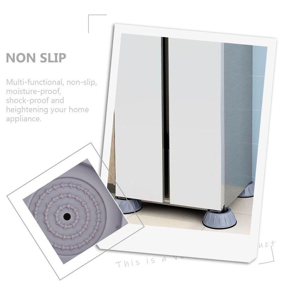 4 PCS Washing Machine Mat for Floor under Pad Anti-vibration Pads Feet ...