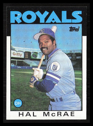 Hal McRae 1986 Topps #415 Kansas City Royals | eBay