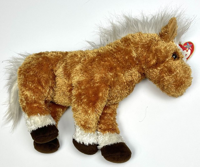 Ty Beanie Buddies Collection Trotter The Horse 2001 Silk for sale ...