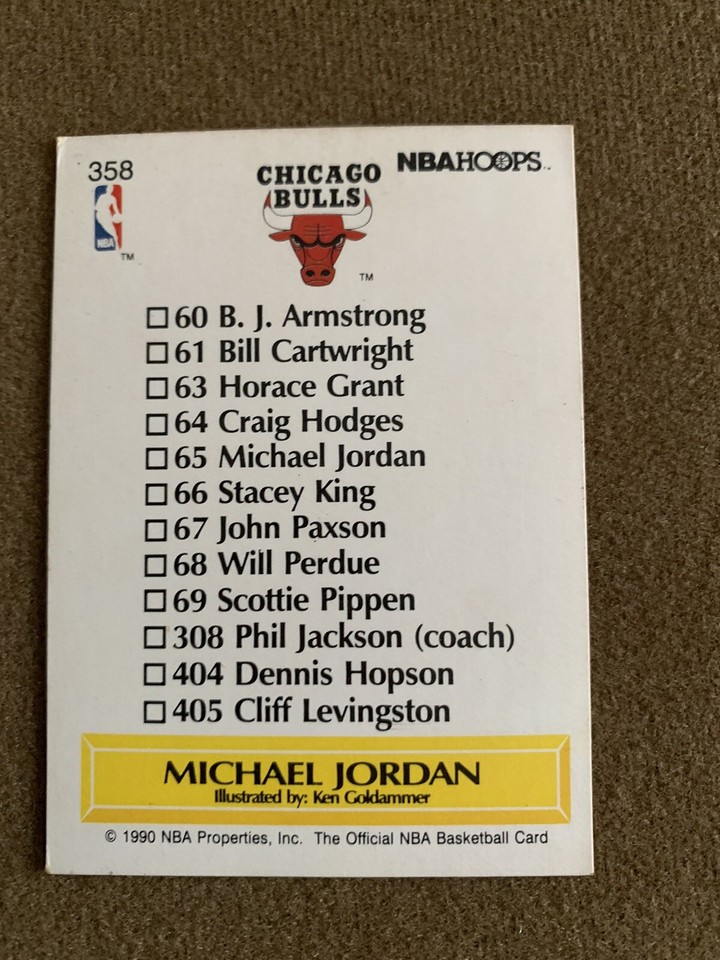 1990-91 Hoops #358 Michael Jordan (TC, CL) | eBay