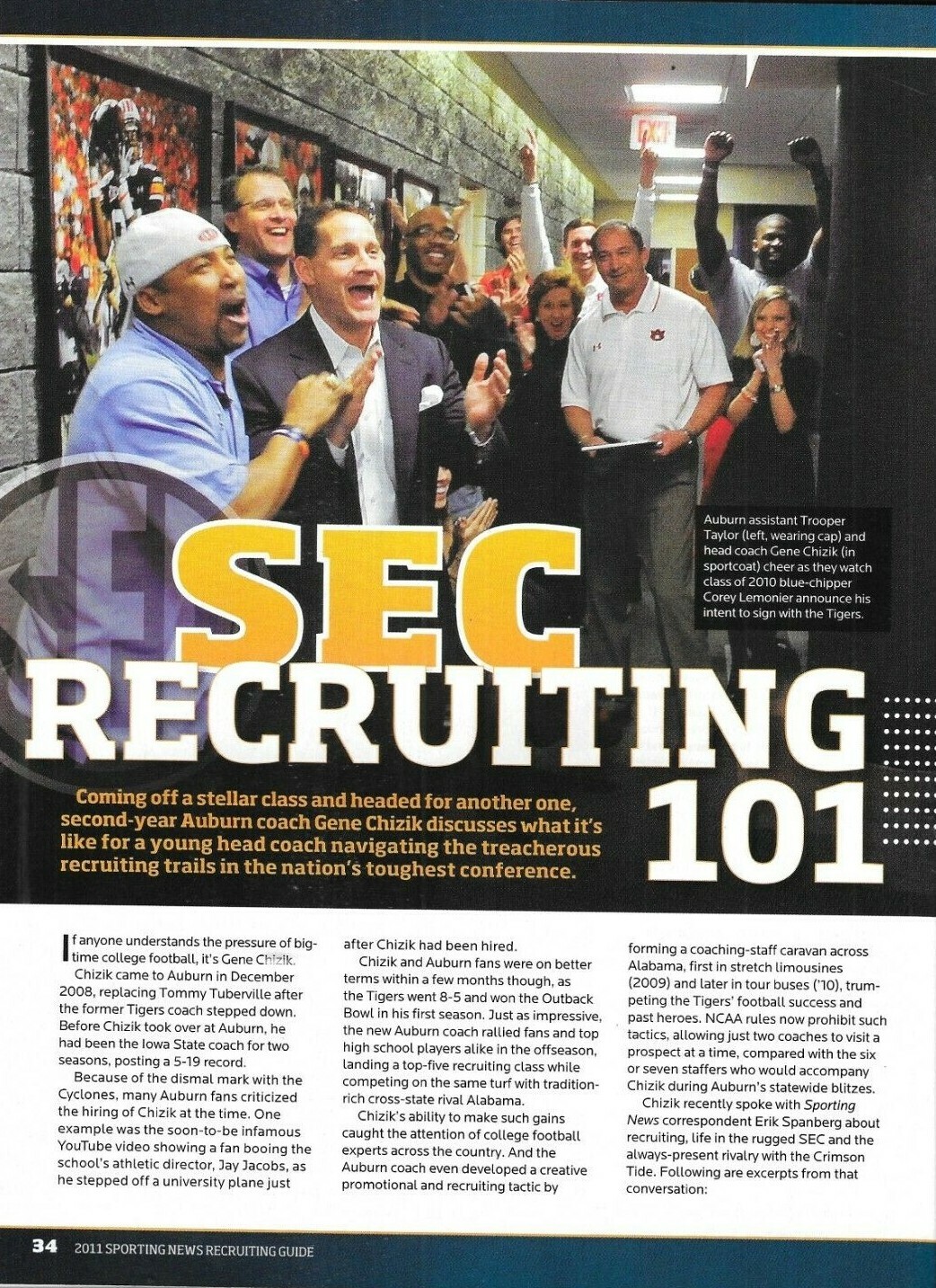 Sporting News Magazine Football Recruiting Guide Top 100 Players ...