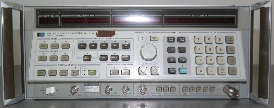 HP 8341B Synthesized Sweeper 0.01 - 20 GHz OPT 001/002/006 Parts or ...