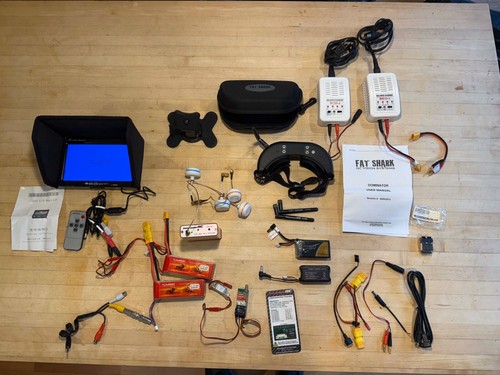 Fatshark Dominator Goggles and ImmersionRC Wireless Video Bundle Pack ...