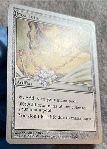 MTG Mox Lotus Unhinged 124/140 Regular Rare for sale online | eBay