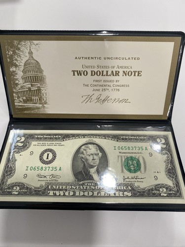 Authentic Uncirculated Two Dollar Note - I06583735A - 2003 Series | eBay