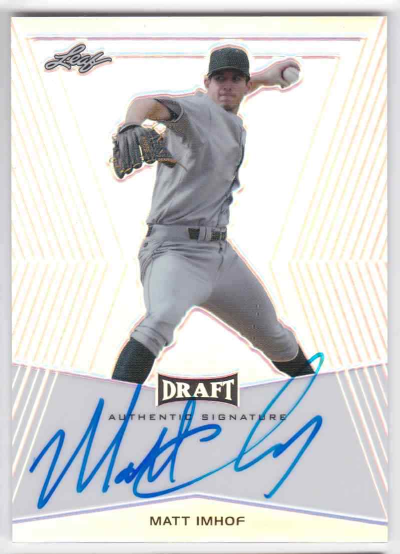 Leaf Matt Imhof For Sale - MAVIN