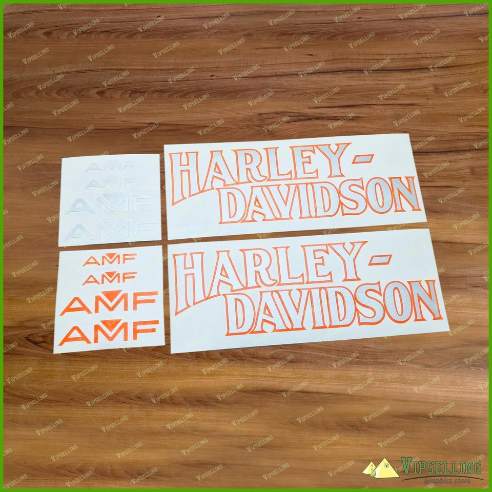 AMF LOW RIDER Harley-Davidson FXLR FXEF FXE Gas Tank Premium Decals ...