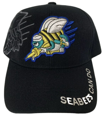 U.S. NAVY USN NAVAL SEABEES CAN DO CONSTRUCTION BATTALION CB TEAM CAP ...