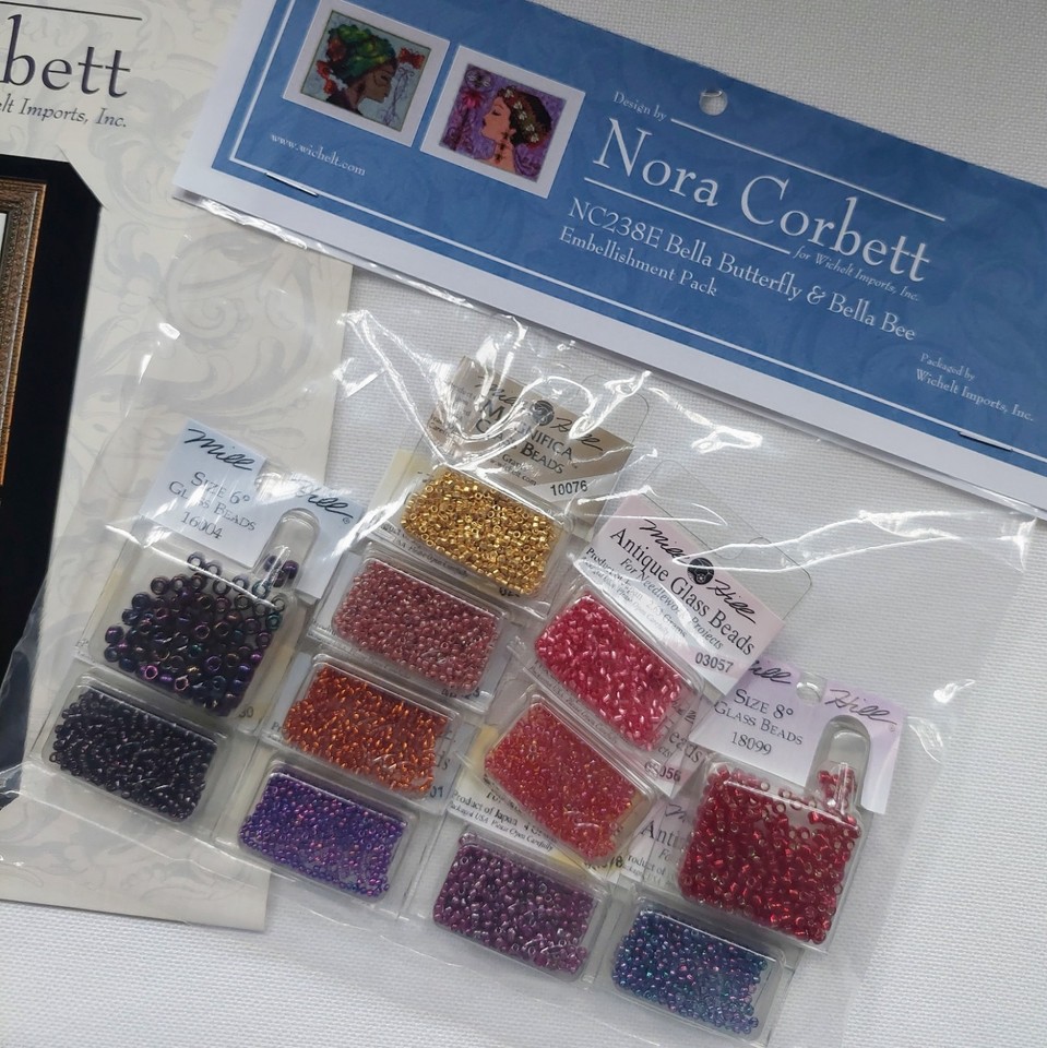 Nora Corbett Bella Butterfly and Bella Bee Cross Stitch Pattern and ...