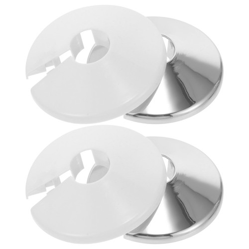 4pcs Pipe Collar Cover Round Wall Pipe Covers Decorative Plumbing ...