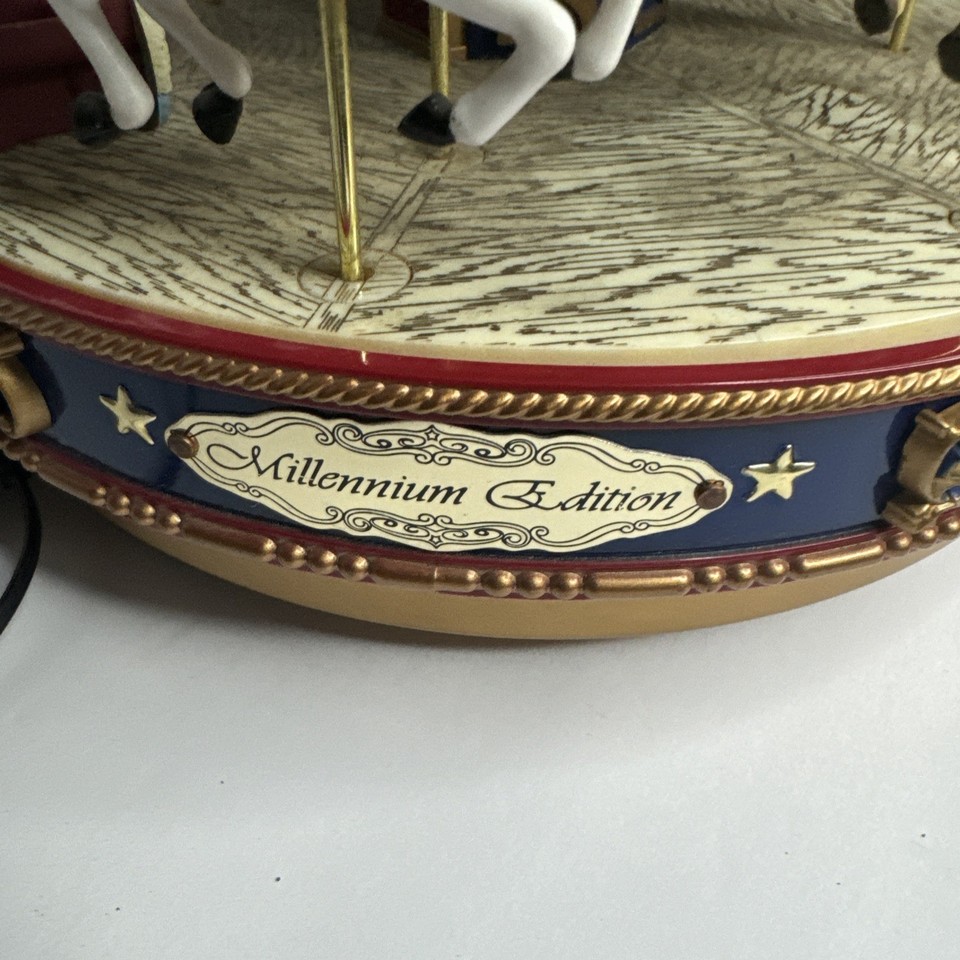 Rare Vintage 1999 MR. CHRISTMAS The Carousel Gold Label Millennium ...