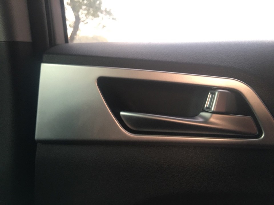 For Hyundai Tucson 2016-2021 Carbon Fiber Inside Door Handle Bowl Cup ...